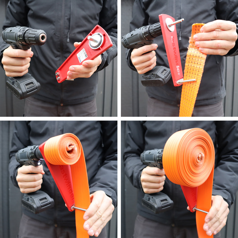 DYNELLO strap winders - Roll up your ratchet straps in seconds ...